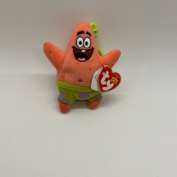 Ty | Toys | Nwt Ty Beanie Babies Spongebob Squarepants Plush Keychains ...